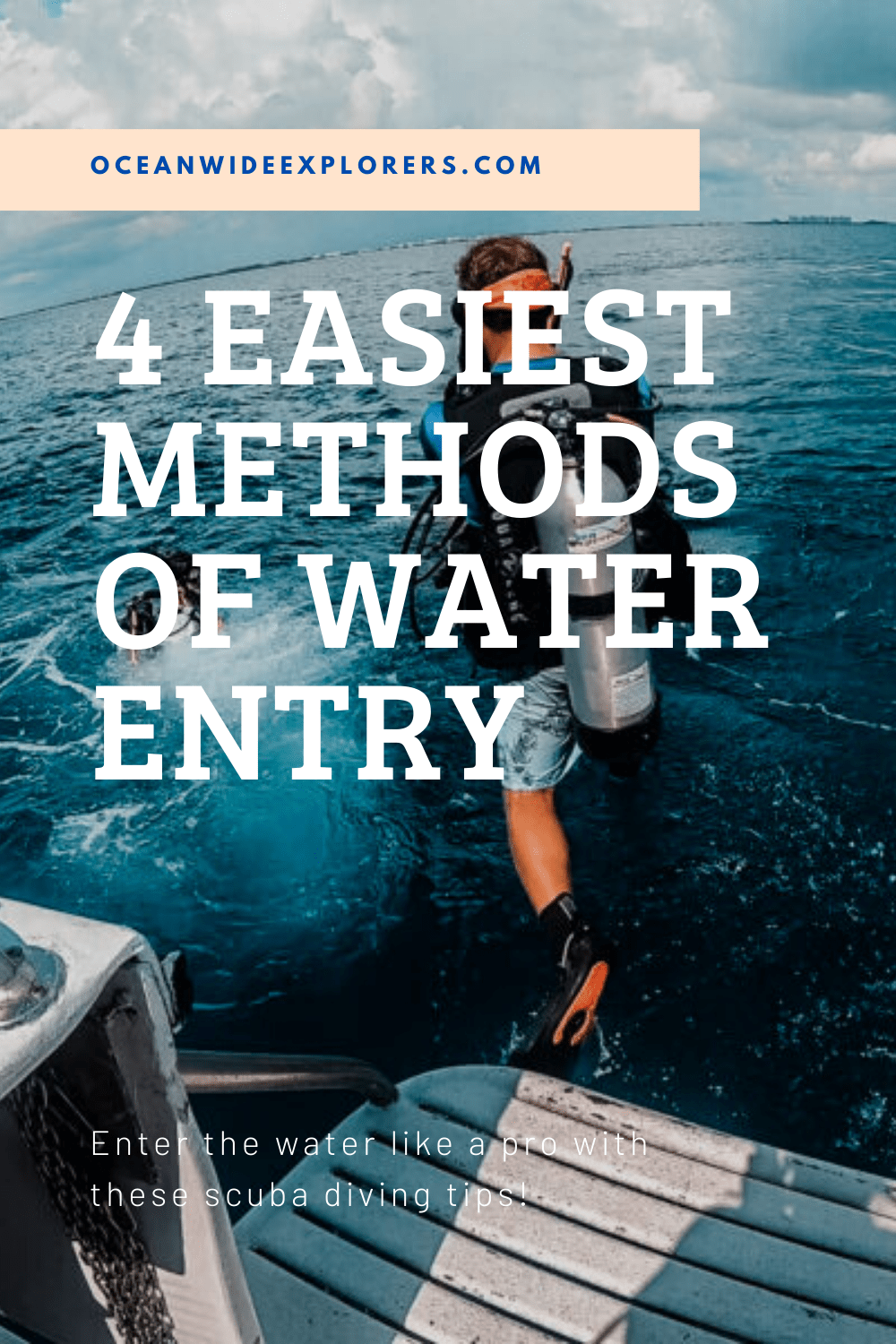 4 Easiest Methods of Water Entry in Scuba Diving - OceanWide Explorers