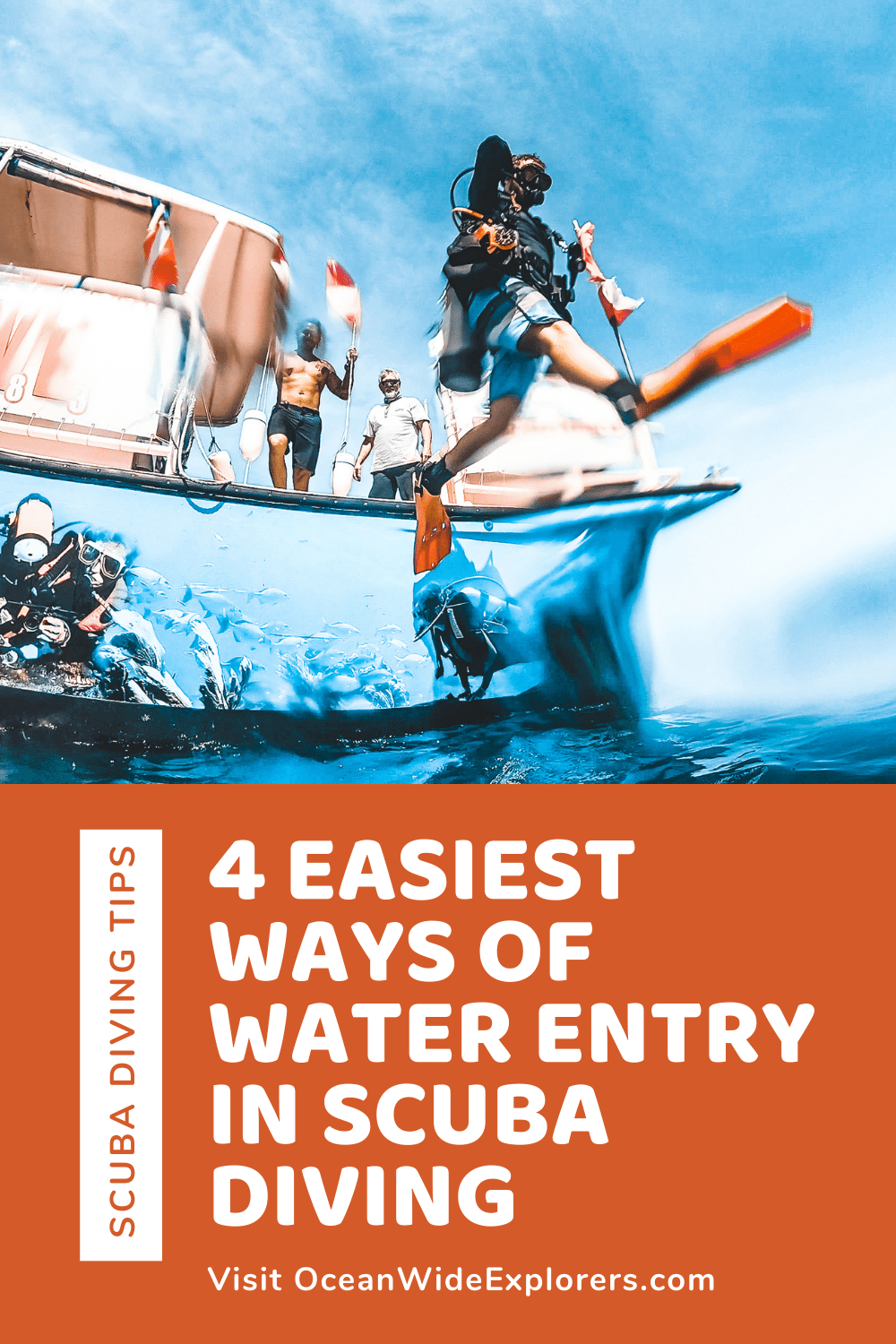 4 Easiest Methods of Water Entry in Scuba Diving - OceanWide Explorers